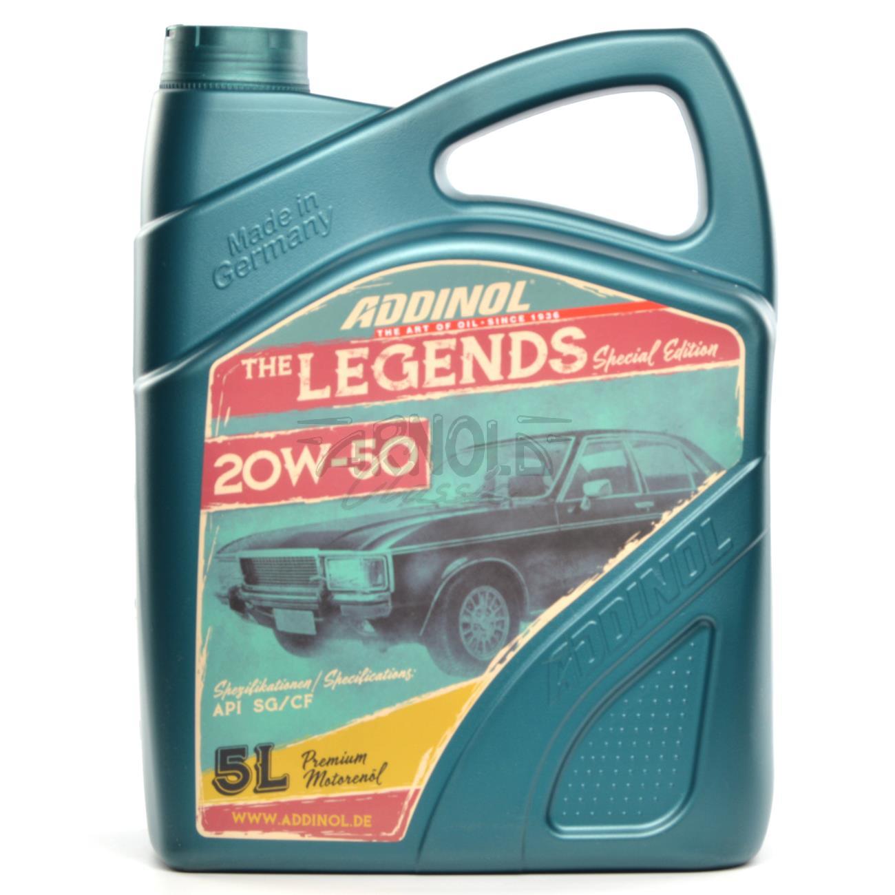 Motoröl 20W-50 5 Liter Addinol Legends Ersatzteile kaufen