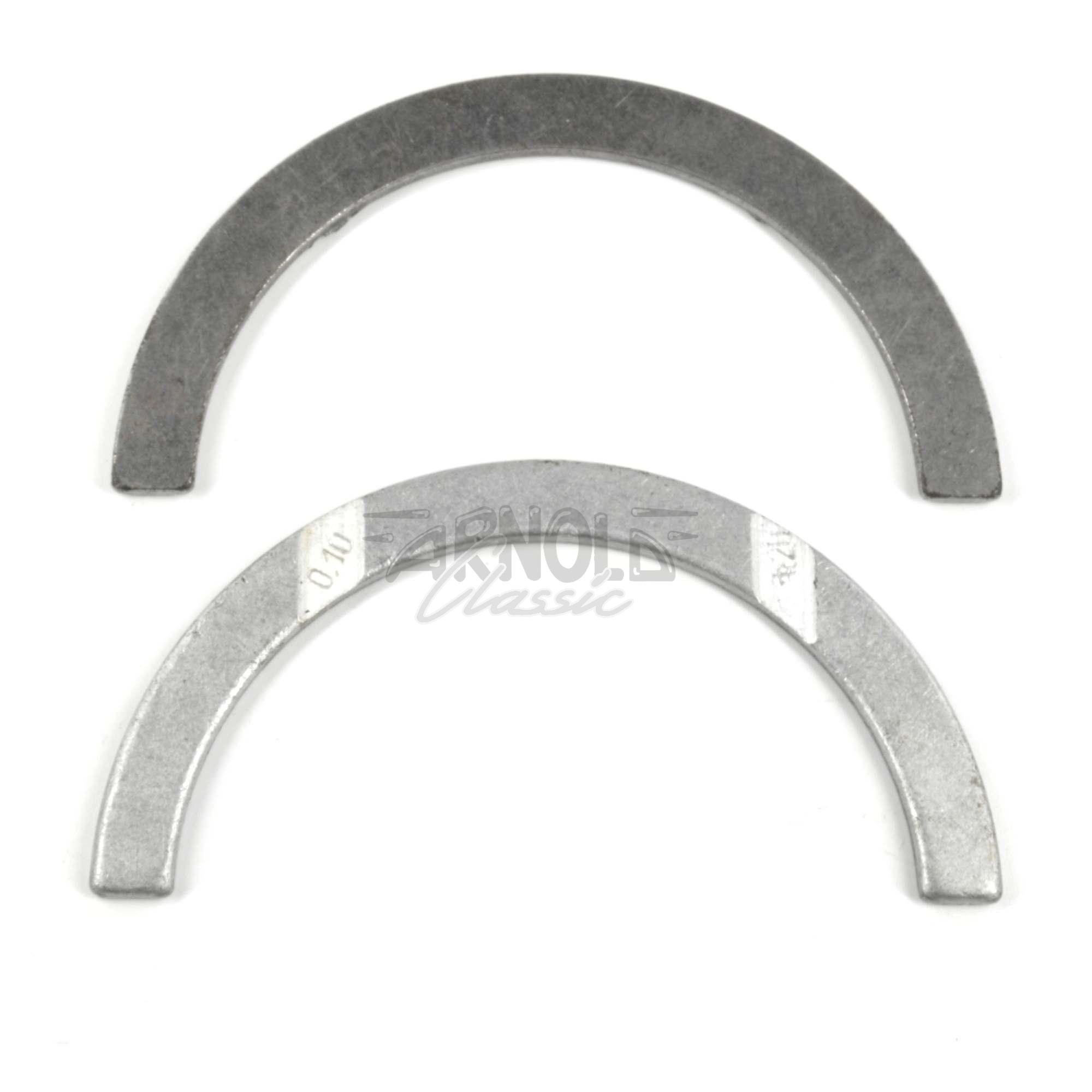 Crankshaft thrust washers (1st oversize) Engine type 124-125 Fiat 124 ...